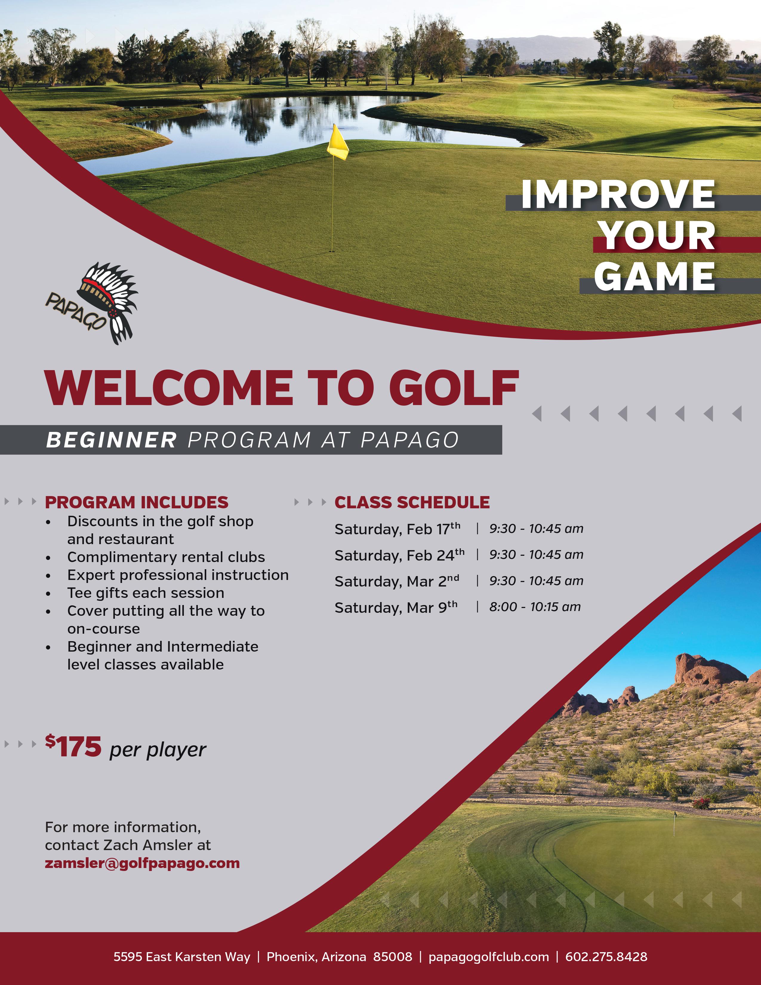Golf Instruction - Papago Golf Club