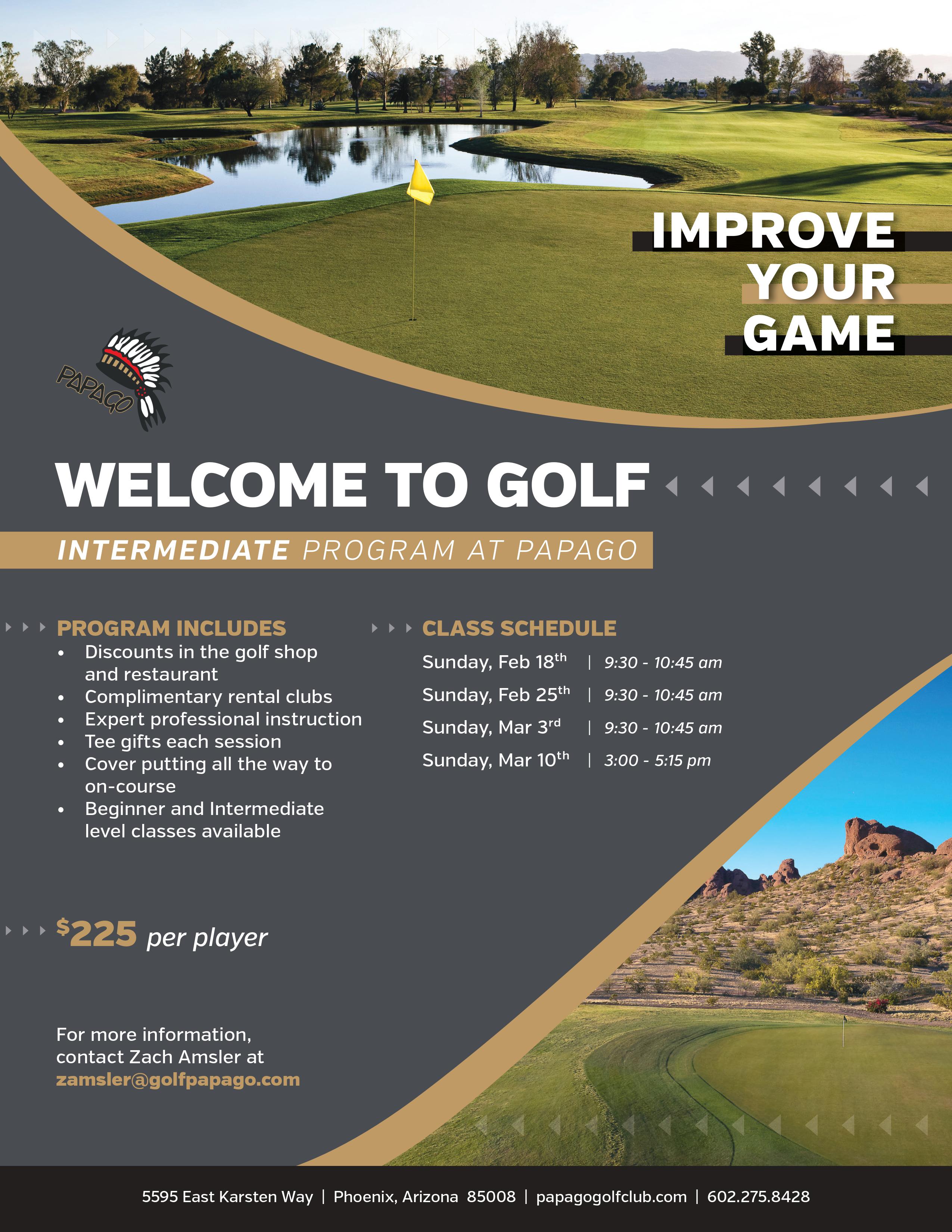 Golf Instruction - Papago Golf Club
