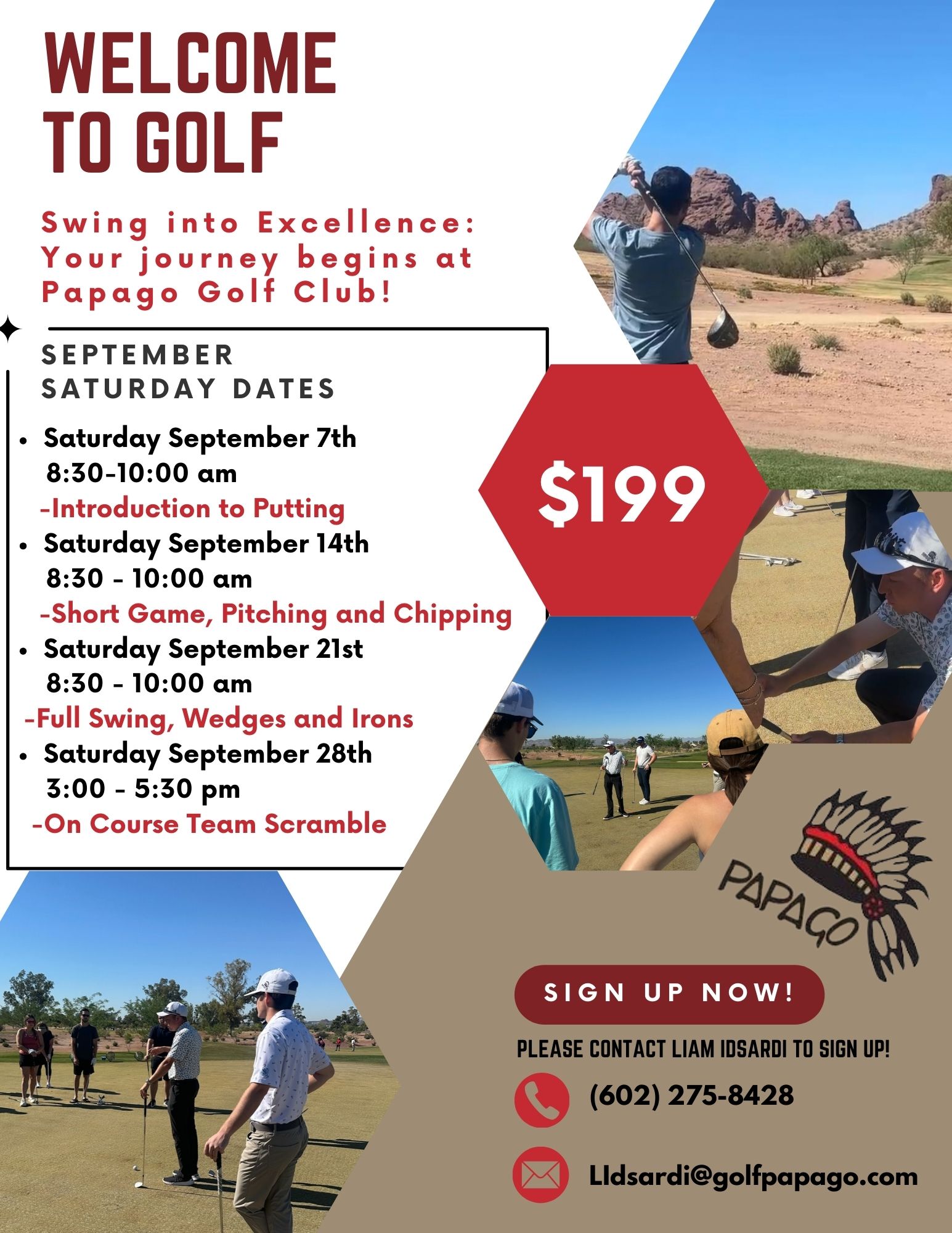 Book Tee Time - Papago Golf Club